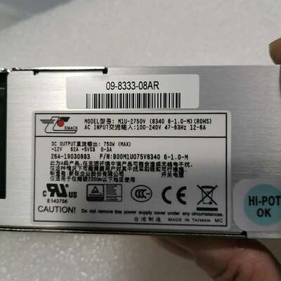 原装新巨M1U2-5750V4Hv服务器电源M1U-2750--议价商品