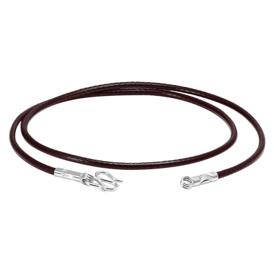 s925纯银配件吊坠挂绳手工编织