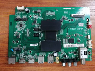 TCL B55A858U主板 40-RT9507-MAD4HG 08-RT95021屏LVU550NDEL实图