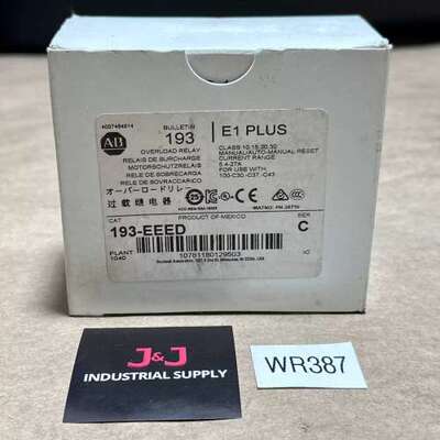 开箱 - Allen Bradley E1 Plus 过载继电器 193-EEED Ser。 C【议