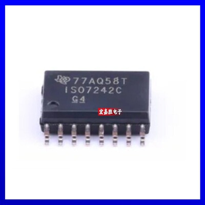 ISO7242CDWR 全新进口原装 数字隔离器 丝印：ISO7242C 封装SOP16