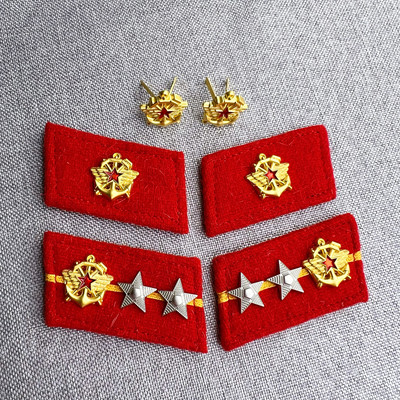 全新复刻收藏纪念品五五式铁道符号交通领章领花配件怀旧影视道具