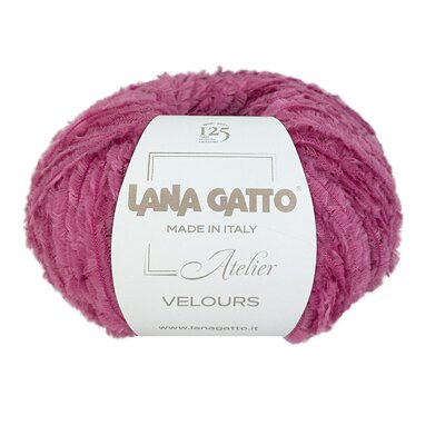 进口 lana gatto 丝绒感毛线 Velours 毛衣围巾帽子线 50克155米