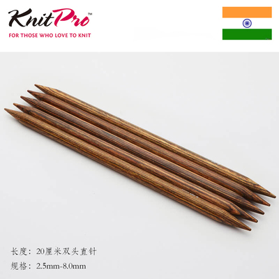 20厘米进口复古双头直针木质袜子