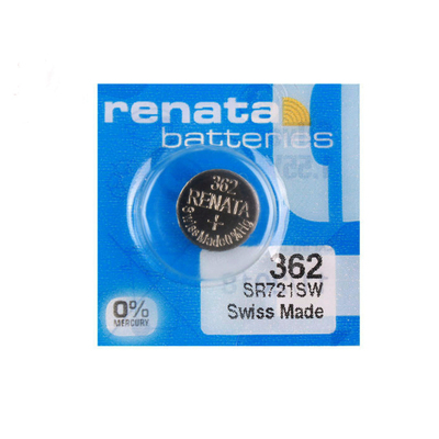 362 renata瑞士进口纽扣电池SR721SW SR58 D361原装手表1.55V电子