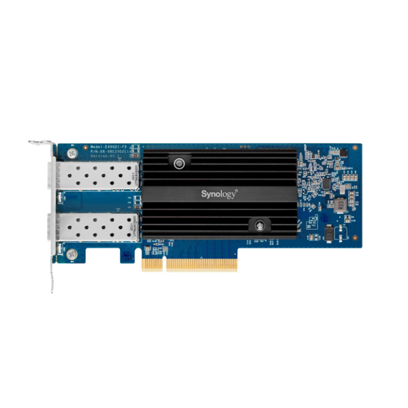 Synology群晖双端口以太网适配器E25G21-F2光口万兆网卡双口SFP28附加卡_虎窝淘
