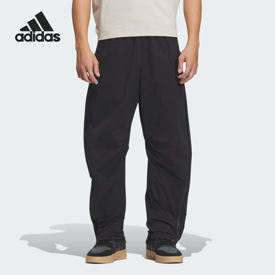 阿迪达斯男侧开拉链运动休闲长裤