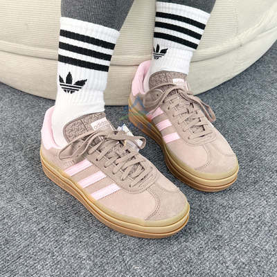 阿迪达斯三叶草女T头德训鞋板鞋