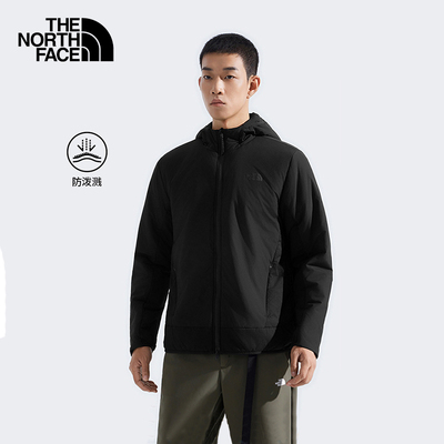 北面户外男防泼水轻便保暖棉服