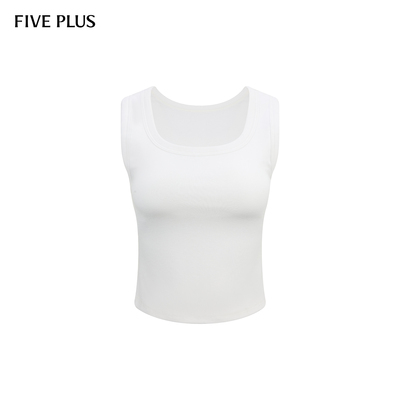 FIVEPLUS质感无袖T恤上衣
