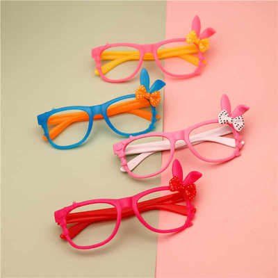 儿童眼镜框女童可爱眼镜无镜片