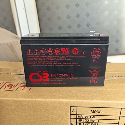 APCUPS电源 替换电池 CSB HR1234WF2  12V9AH GP1272F212V7AH电池
