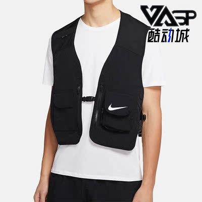 耐克男子可拆卸式机能风足球马甲