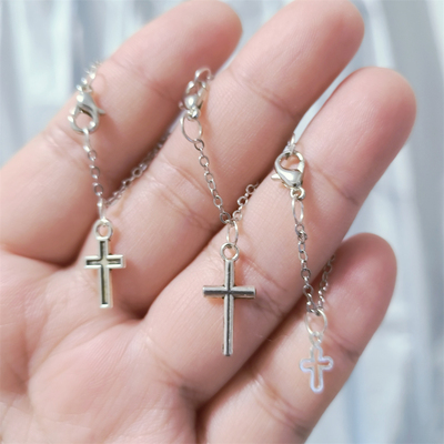 尺寸定制BJD4分6分8分12分ob11小布ob24微缩项链首饰饰品十字架