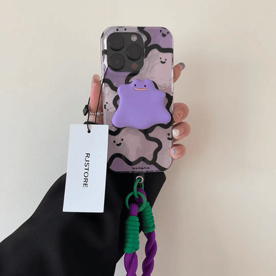 ins紫色小怪兽适用IQOOZ8手机壳iqoo 12全包11新款neo7竞速版Z5个性9/3可爱Z1X卡通6/8/10全包PRO防摔U5E女款