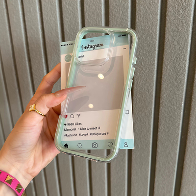 撞色边框二合一Find X8s适用OPPO Reno15/14/13手机壳K11/10简约12透明7/8/9双层A57防摔A96高级A3小众A58X女