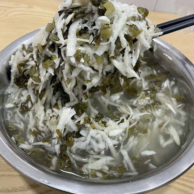 2件8.7折山西运城特产0添加霍菜芥菜老酸菜雪菜调面条浆水黄菜