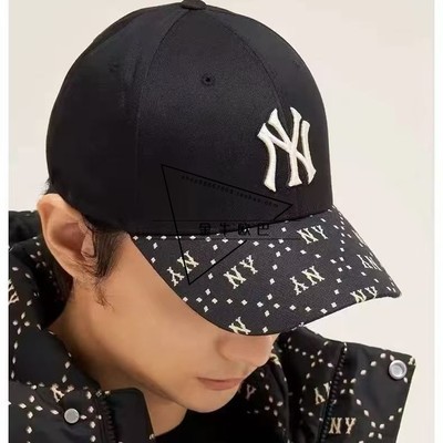 硬顶MLB棒球帽情侣拼接