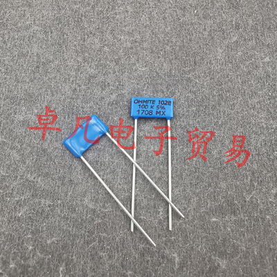 102E100K无感电阻OHMITE耐高压