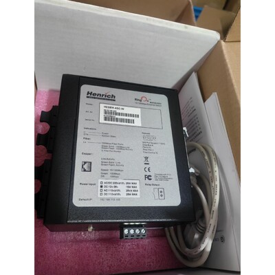 库存全新正品henrich恒启工业交换机 HES8M-4SC 备件/咨询