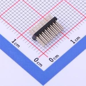 KH-1.27PH180-2X8P-L7.2 排针 间距:1.27mm 2x8P 直插 方针 原装