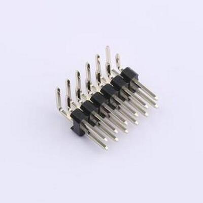 P125-1206A0BR138A1 排针 2x6P 间距:2.54mm 方针 弯插 插件,P=2.