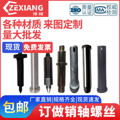 定做销轴螺丝加工制子栓平