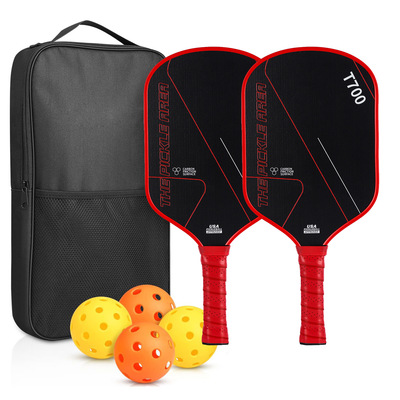 碳纤维T700匹克球拍16mm细磨砂进攻型比赛专用pickleball paddle