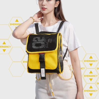 天羽川firefirst镜音双子双肩包大容量背包学生书包正版联名代销