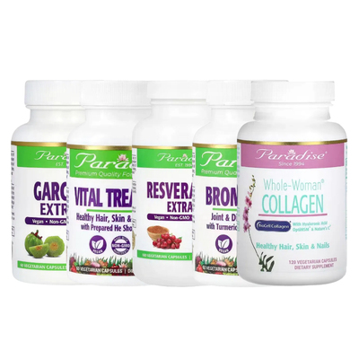 Paradise Herbs藤黄果女性力比多Vital活力Treasures头发肌肤指甲