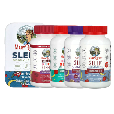MaryRuth's褪黑素有机儿童睡Mood & Cognition眠支持软糖溶解条