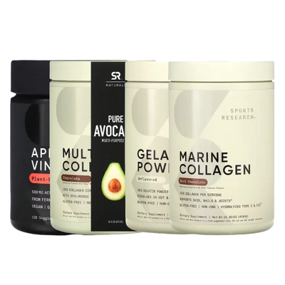 Sports Research植物神经酰胺胶囊藤黄果含椰子油辣椒的苹果醋