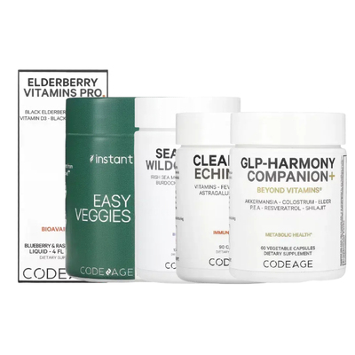 CodeAge接骨木果GLP IMMUNE Harmony复合物Companion+Wildcrafted