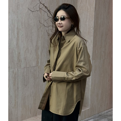 CHU楚妞[莱塞]兰精简约衬衫2026春节新款女衬衣AAMU5990