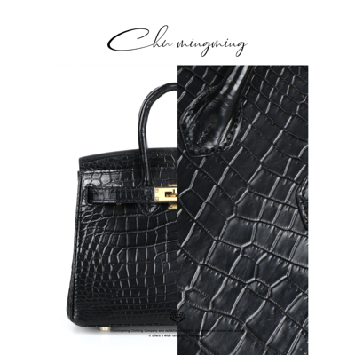 CHU楚妞鳄鱼皮BK20小号凯莉包SP25190