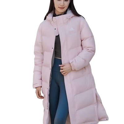 阿迪男女同款连帽羽绒服