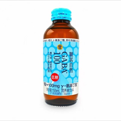 盒马代购顺其自然GABA*100 155ml 氨基丁酸低糖微气泡口感饮料