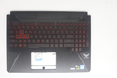 适用华硕飞行堡垒FX86 FX86S FX86F FX505 FX86FM FX95G键盘带C壳