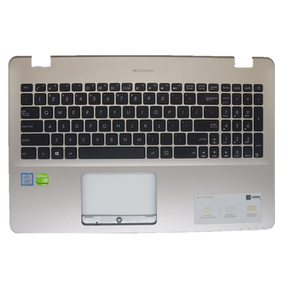 适用华硕 ASUS k542 X542U FL8000 FL8000U 笔记本键盘带 C壳一体