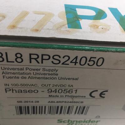 ABL8 RPS24050 通用工业电源 24VDC 5A 工控自动化配件议价维修