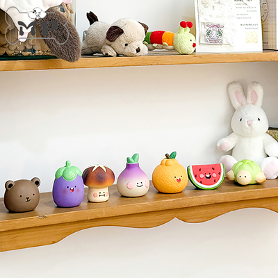 韩代宠物乌龟茄子橘洋葱发声玩具