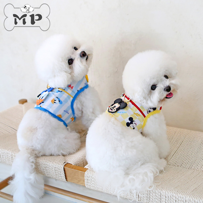 韩代宠物夏季米奇唐老鸭降温胸背