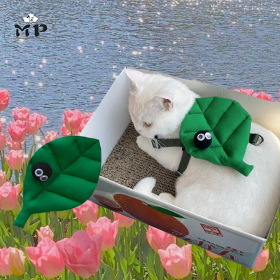 韩代手工可爱瓢虫绿叶子H型胸背