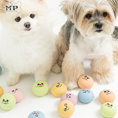 韩代宠物搞怪表情乳胶发声玩具