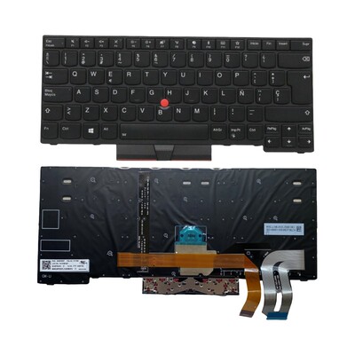 西班牙ES背光键盘适用联想T480S T490 T495 01YP450 01YP370