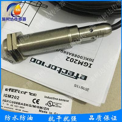 易福门电感式感测器IGM202 IGKC008BASKG/M/6M/ZH感应器