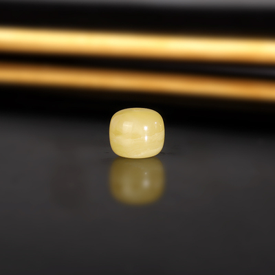 原矿天然俄料蜜蜡老型珠9x7.7mm 1922号 蜜蜡白花密散珠配珠隔珠