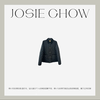 JOSIE CHOW【巴家】秋冬高奢老钱风菱格纹棉服BA027046