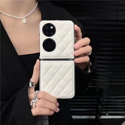 适用华为p50pockte小羊皮保护壳