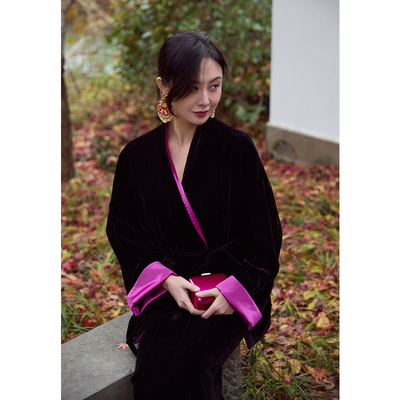 时髦新中式外套气质复古冬季款